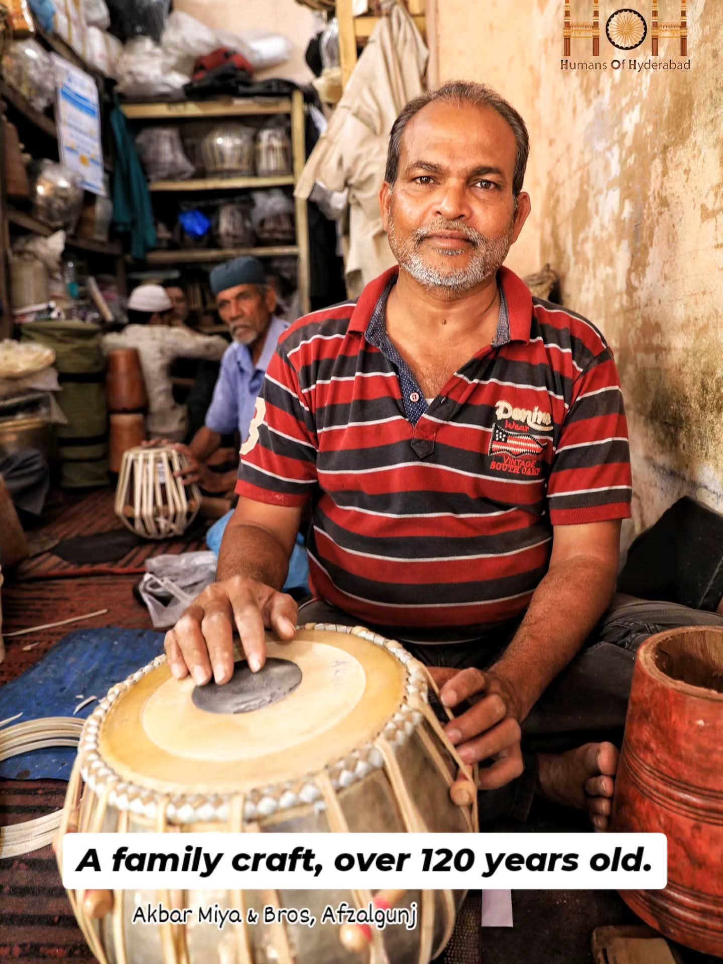 Keeping the Tabla making Tradition Alive in Hyderabad – Humans Of Hyderabad